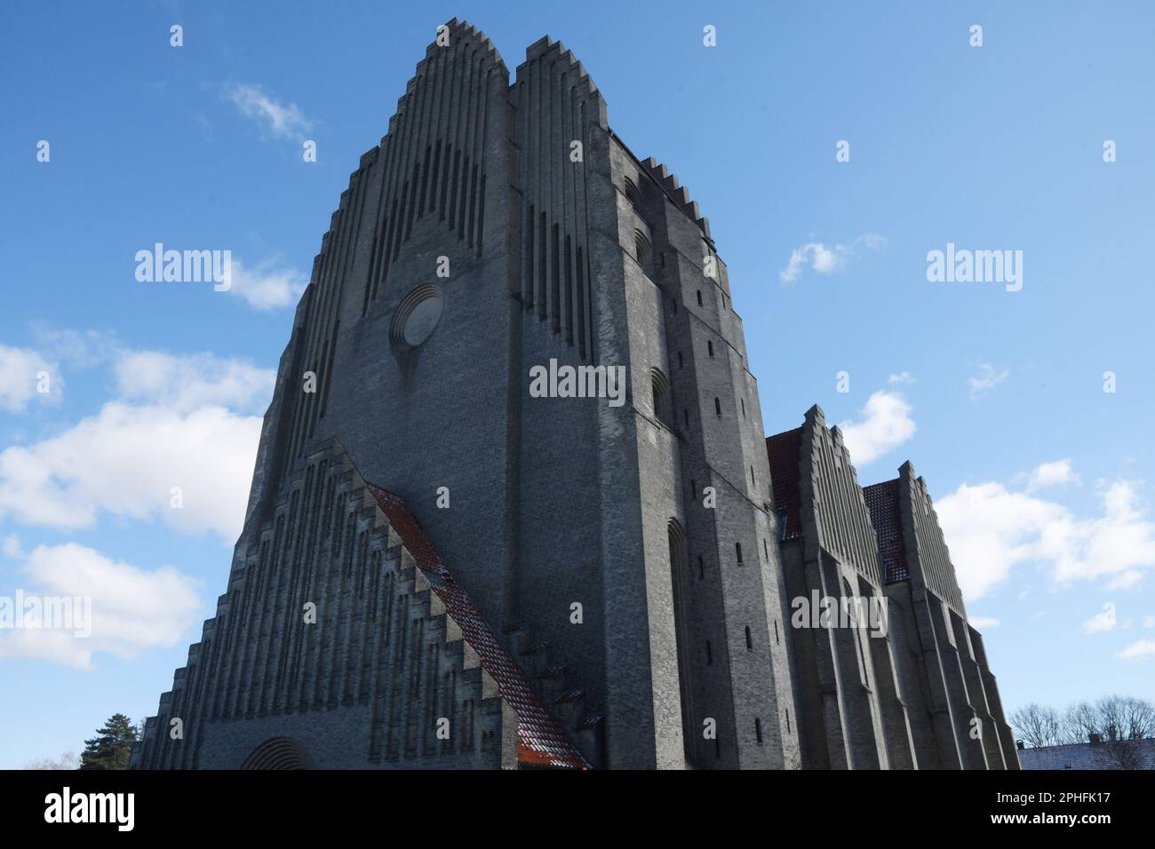 Copenhagen /Denmark/28 March 2023/ Grundvigs Kirke of grundvig's church ...