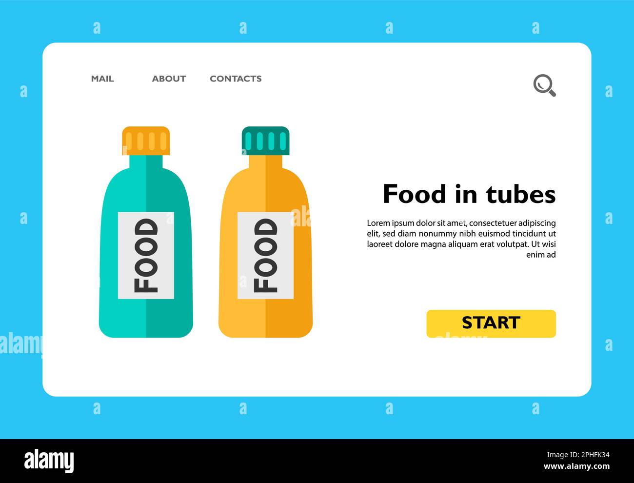 Food in tubes icon Stock Vector Image & Art - Alamy