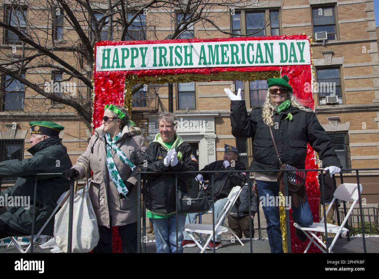 Saint Patrick's Irish Day Parade in the Park Slope neighborhood in ...