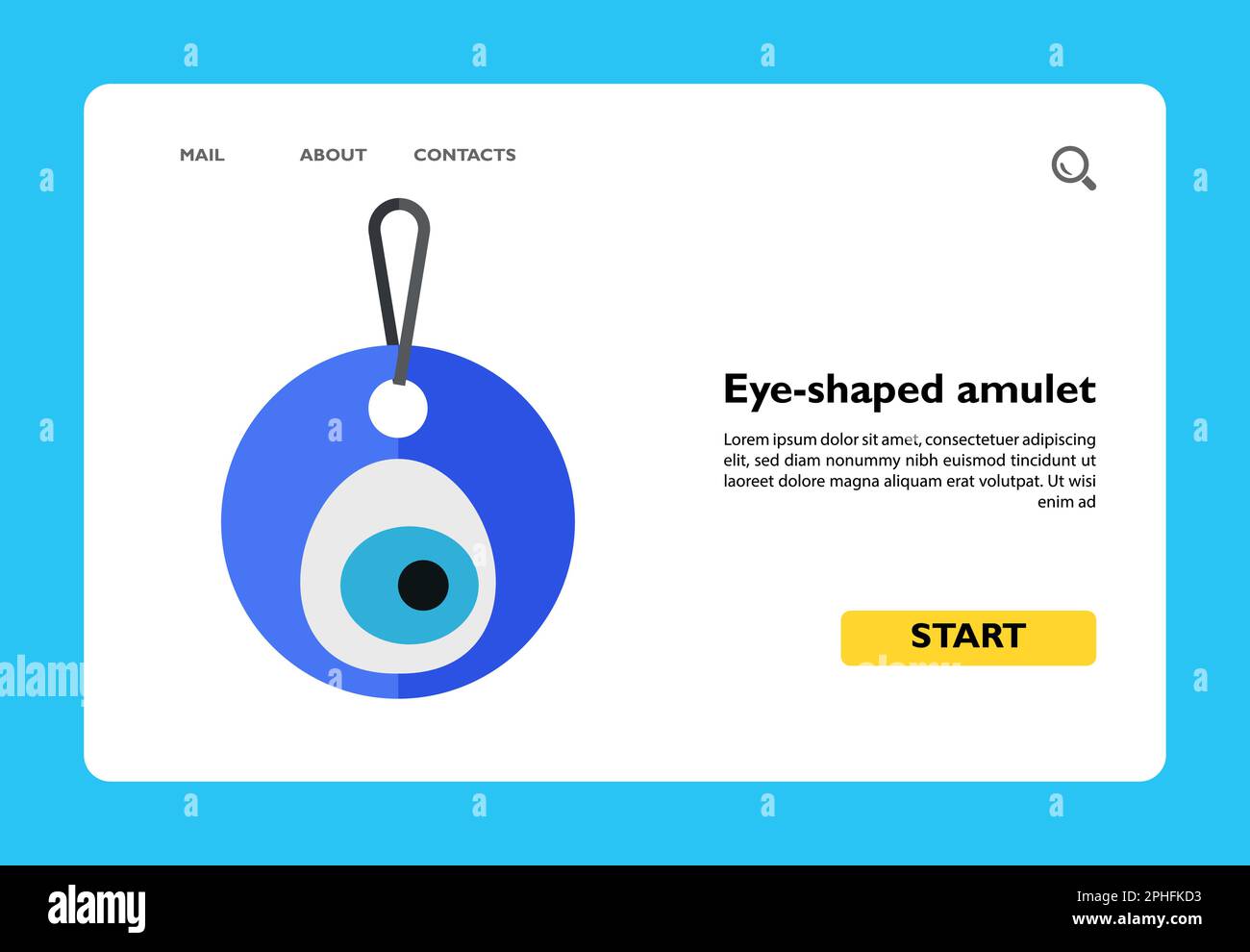 Eye-shaped amulet nazar icon Stock Vector Image & Art - Alamy