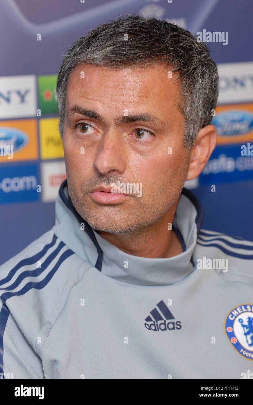 Jose Mourinho. Chelsea FC Champions League Press Conference, Stamford ...