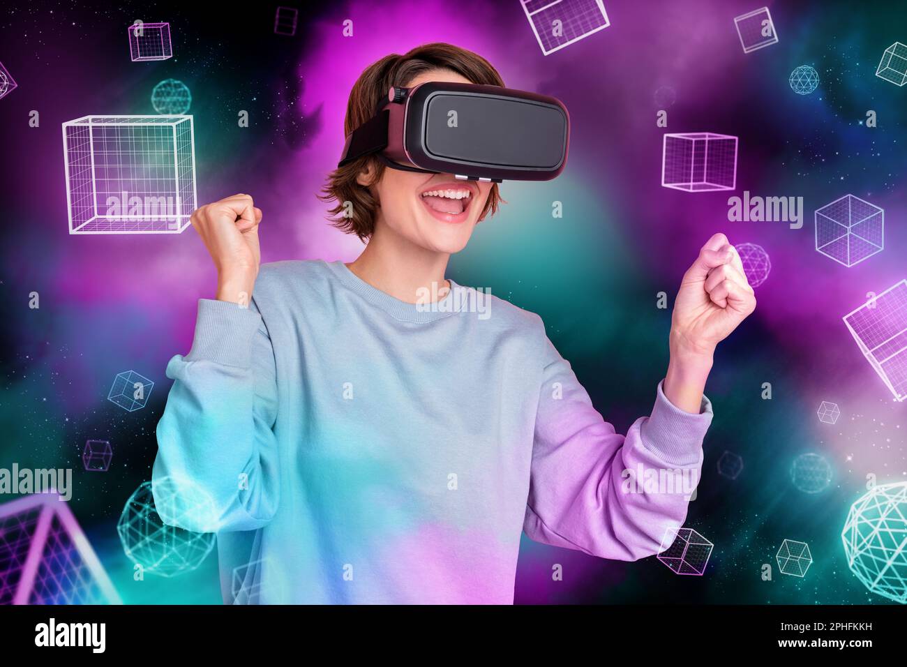 Augmented reality game graphics hi-res stock photography and images - Alamy