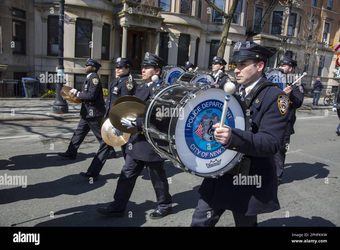 American police officers parade march hi-res stock photography and ...