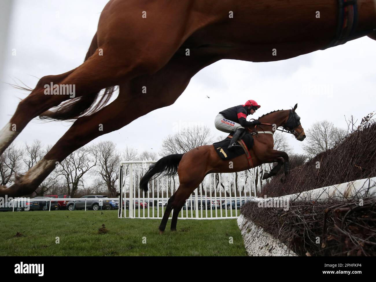 The Knot Is Tied ridden by Jack Quinlan clears a fence during the ...