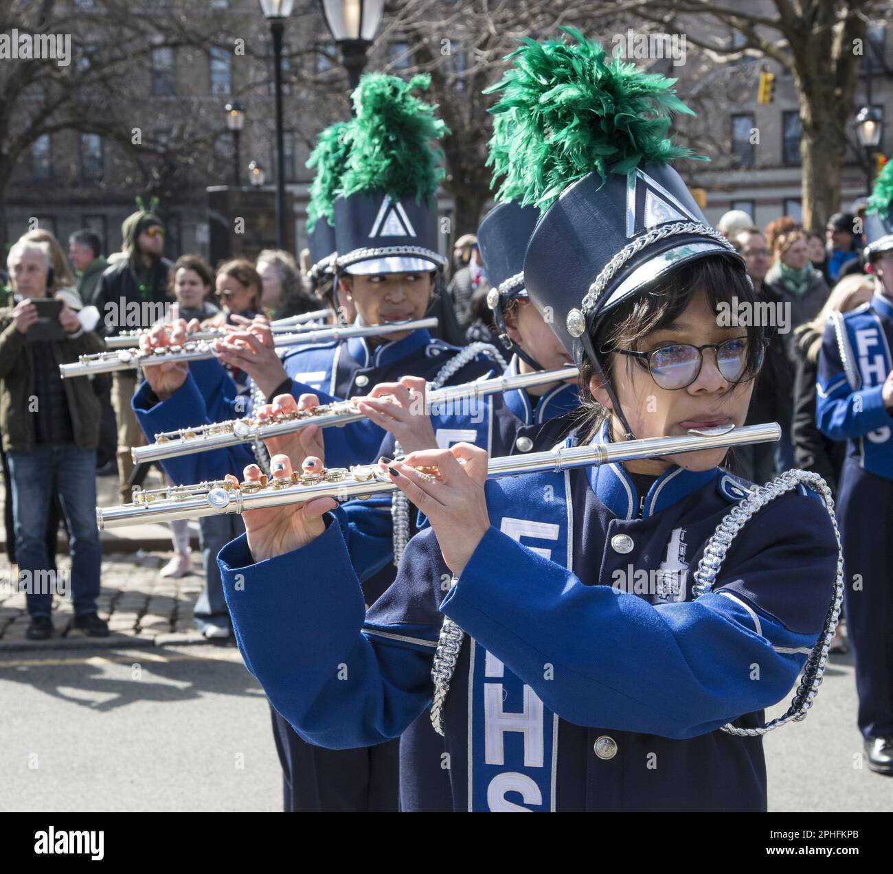 Saint Patrick's Irish Day Parade in the Park Slope neighborhood in ...