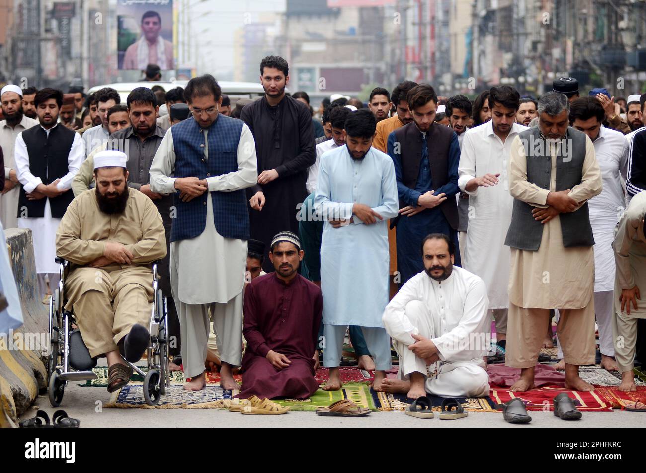 (3/24/2023) PESHAWAR, PAKISTAN, MARCH, 24: People perform First Friday ...