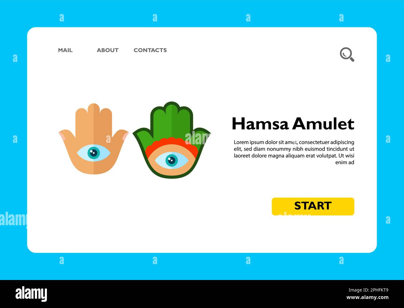 Hamsa hand amulet hi-res stock photography and images - Alamy