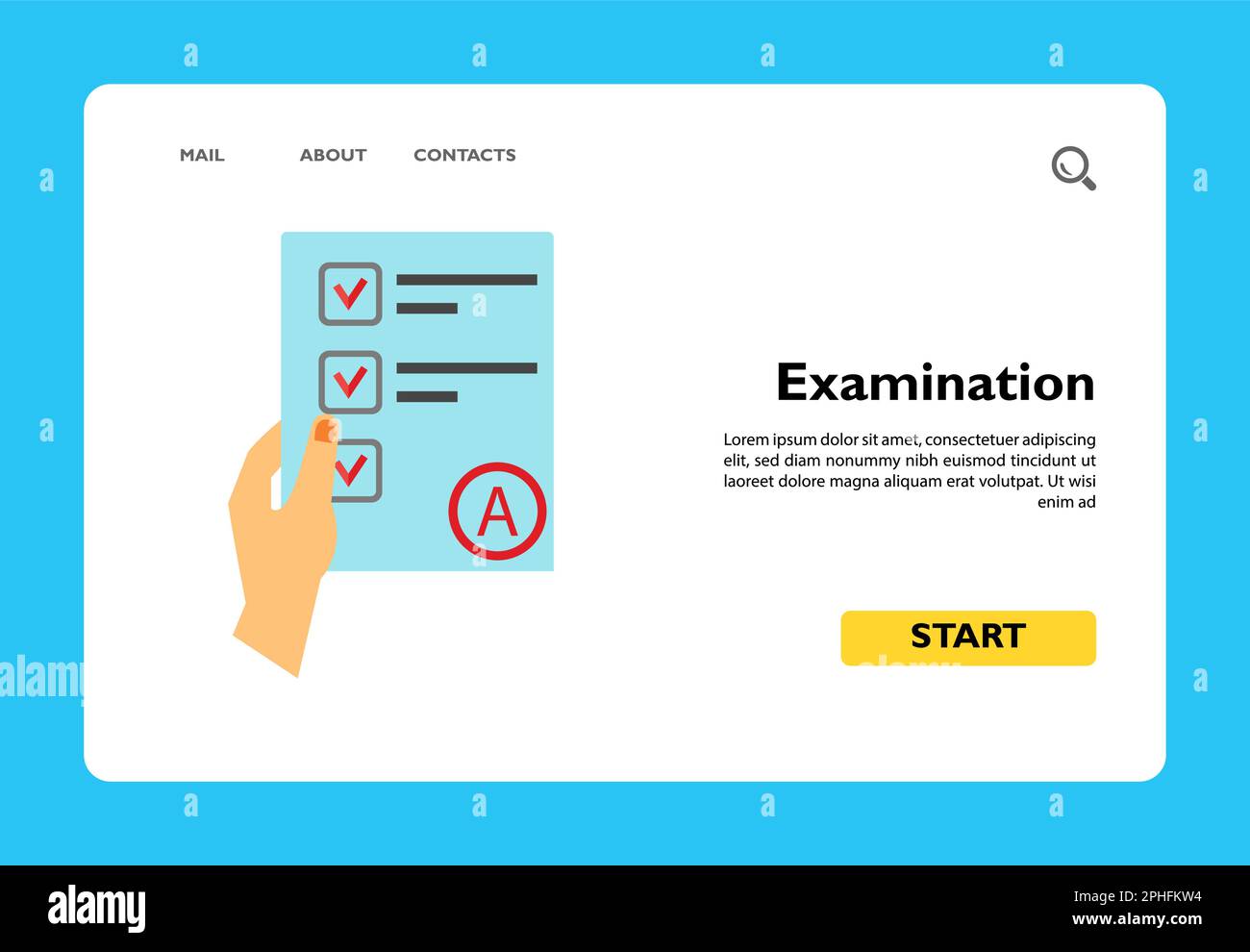 Examination quiz paper icon Stock Vector Image & Art - Alamy