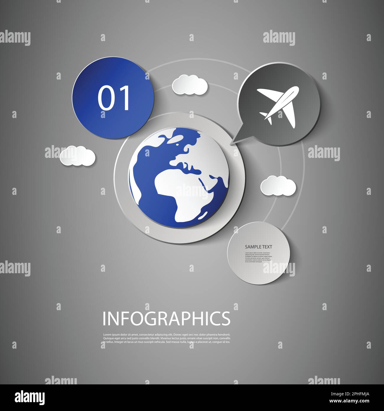 Airplane infographic hi-res stock photography and images - Alamy