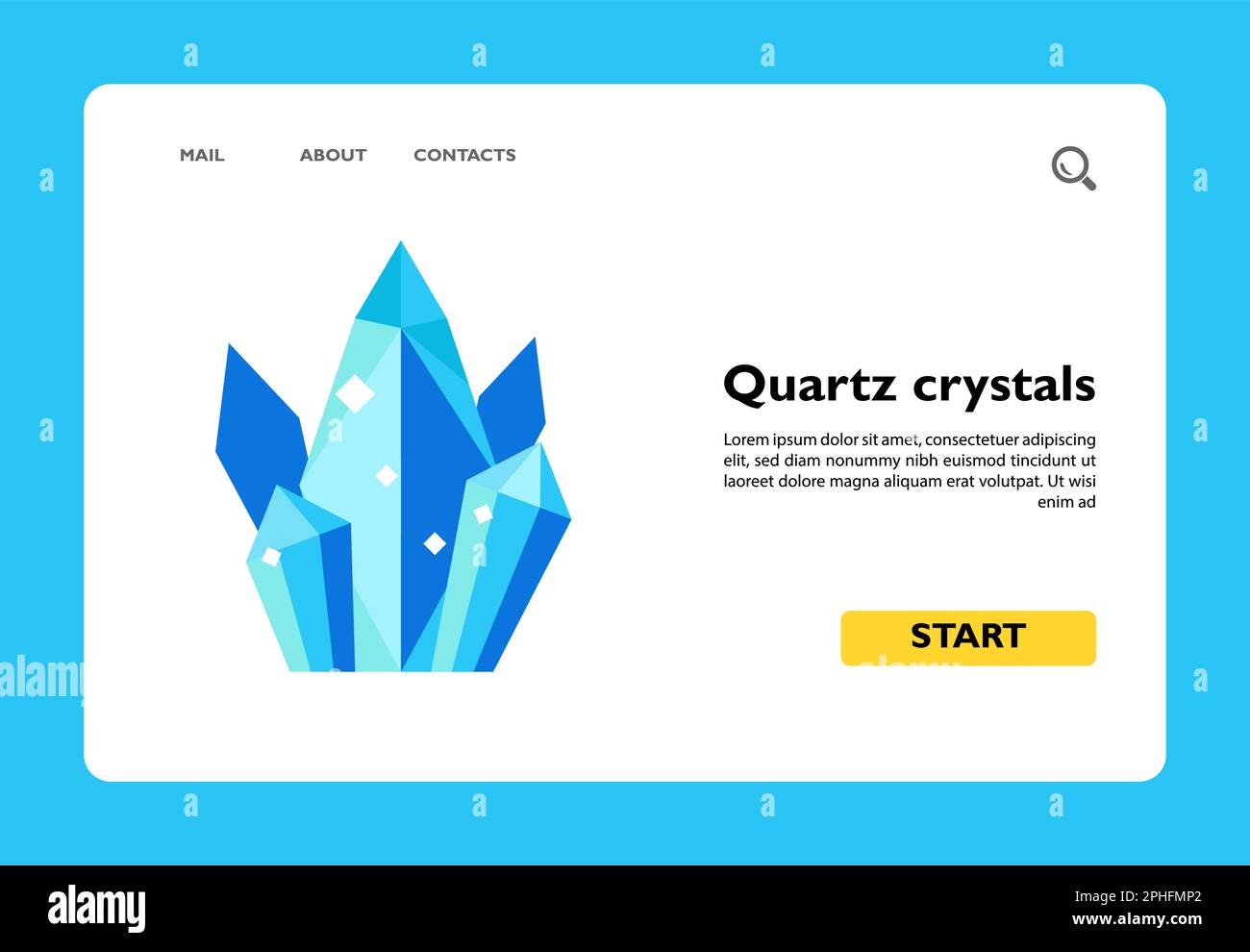Quartz crystalline Stock Vector Images - Alamy