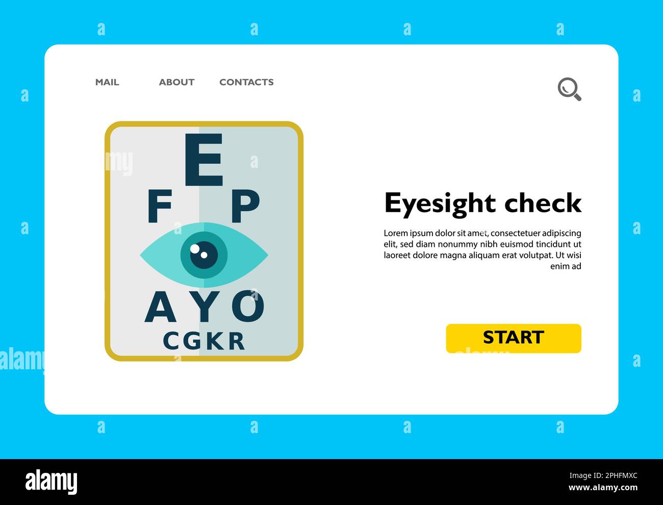 Focus test chart Stock Vector Images - Alamy