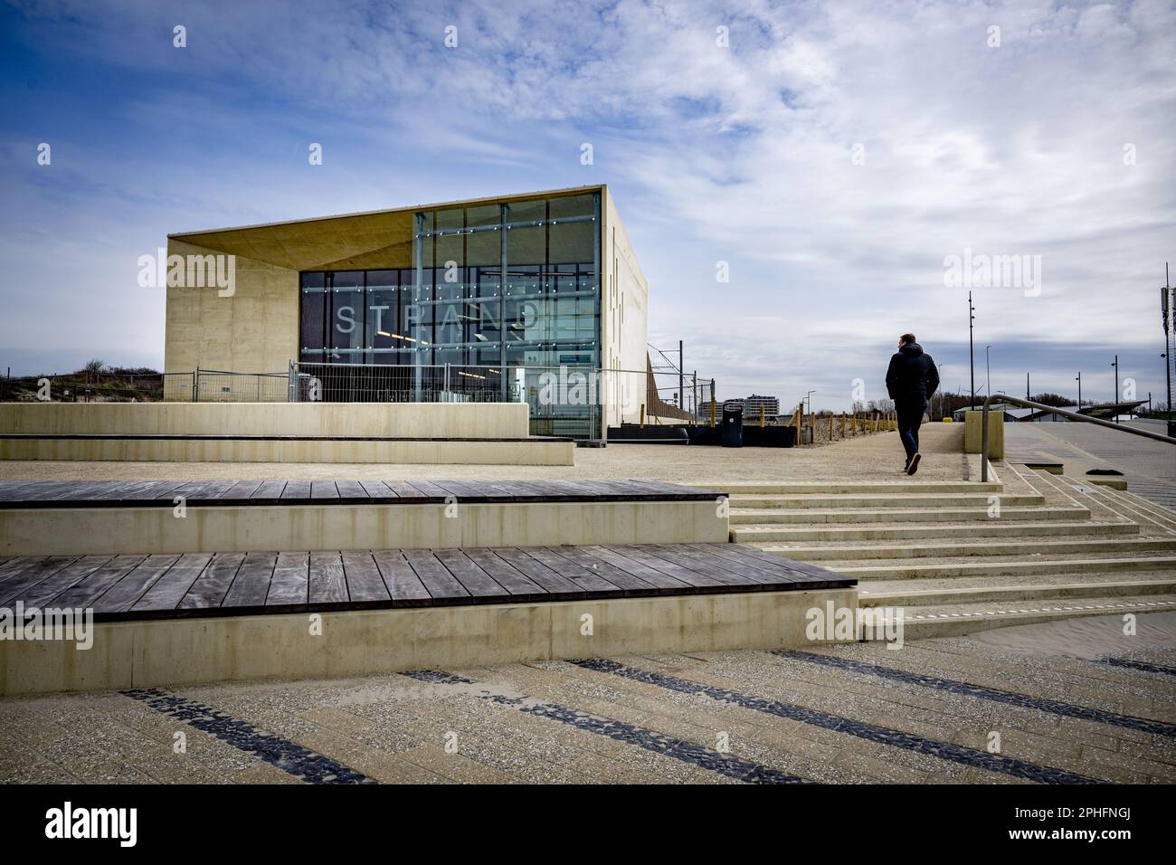 HOEK VAN HOLLAND - The Hoek van Holland Strand metro stop. The ...