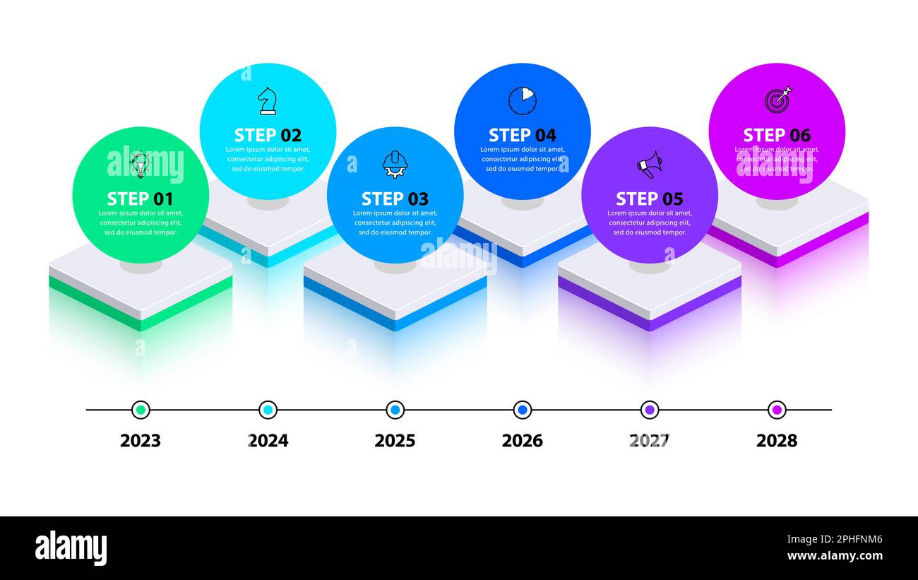 History timeline Cut Out Stock Images & Pictures - Alamy