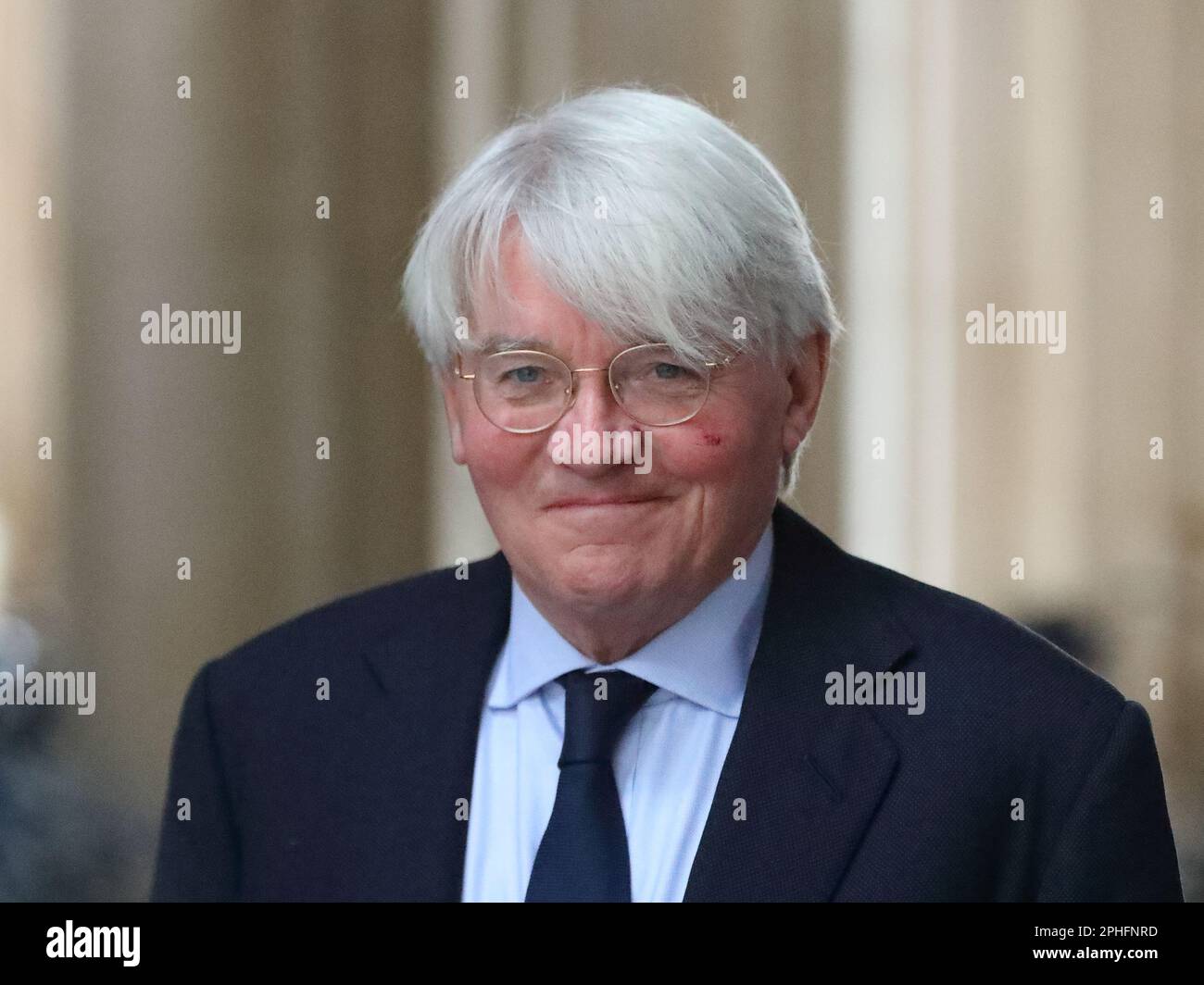 London, UK. 28th Mar, 2023. Andrew Mitchell, Minister of State ...