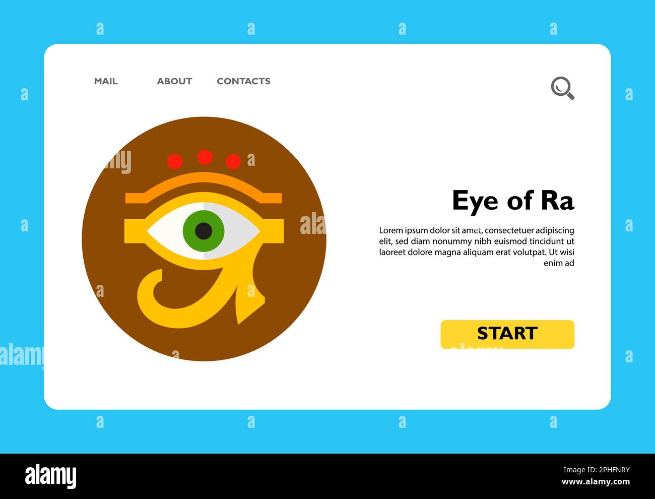 Eye of Ra or Horus Icon Stock Vector Image & Art - Alamy