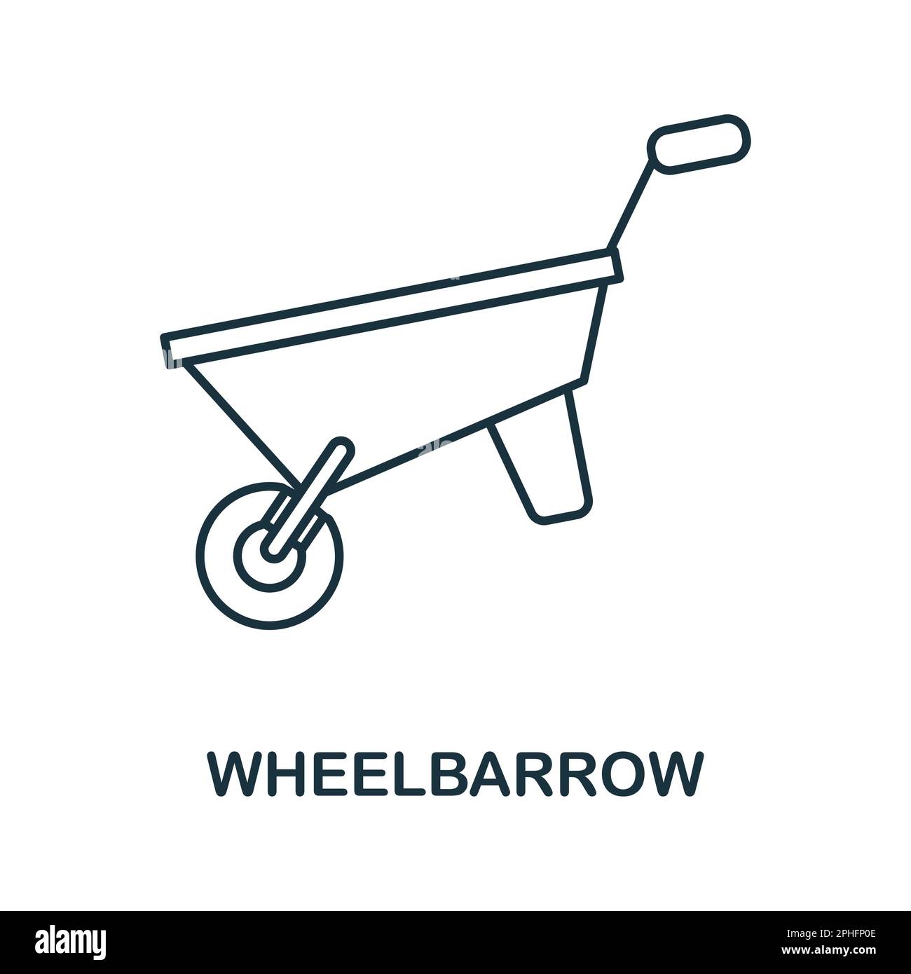 Wheelbarrow Drawing Easy