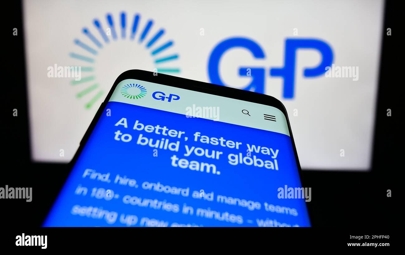 Globalization partners logo hi-res stock photography and images - Alamy