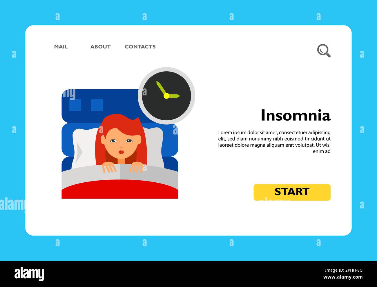 Falling bed Stock Vector Images - Alamy