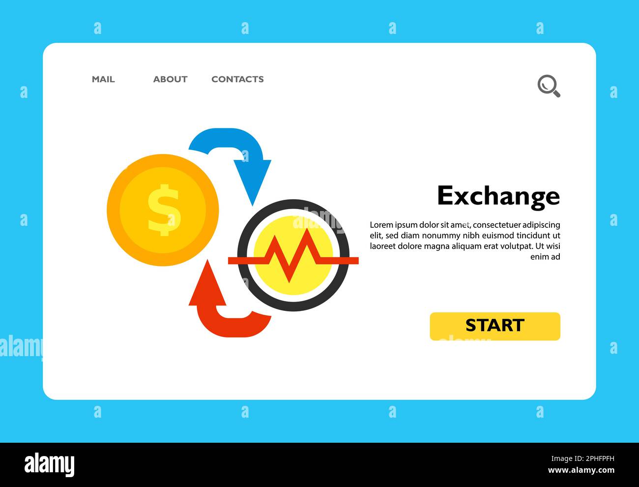 Exchange Rates Concept Icon Stock Vector Image & Art - Alamy