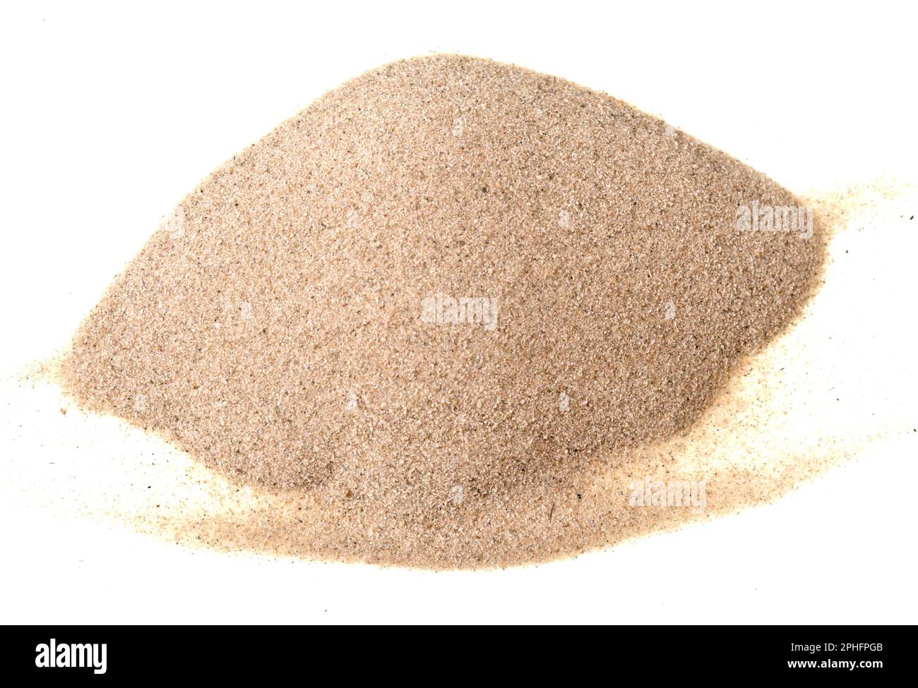 Sand isolated on white background Stock Photo - Alamy