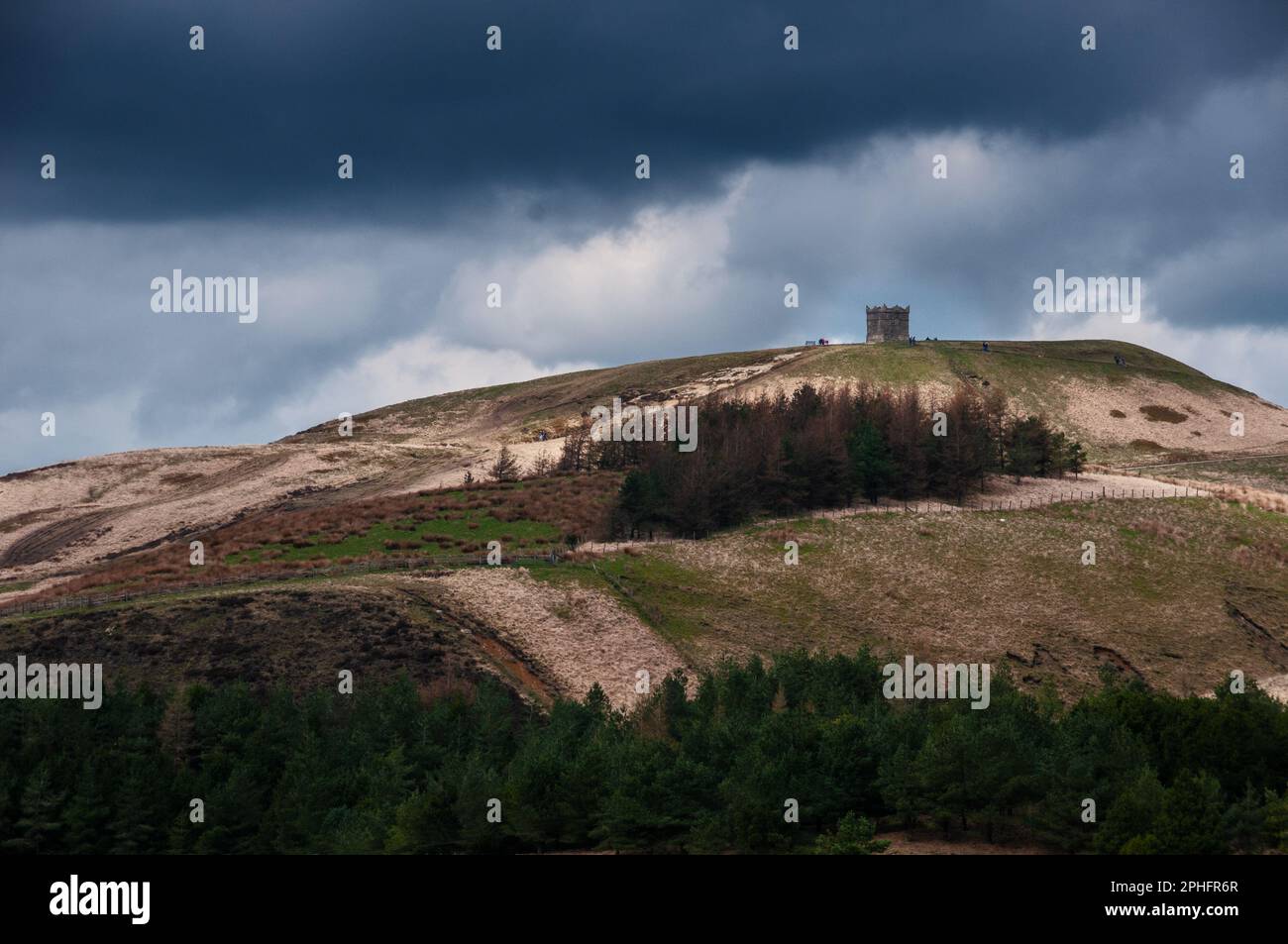 Around the UK - Rivington Pike Tower , Winter Hill, Chorley, Lancashire ...