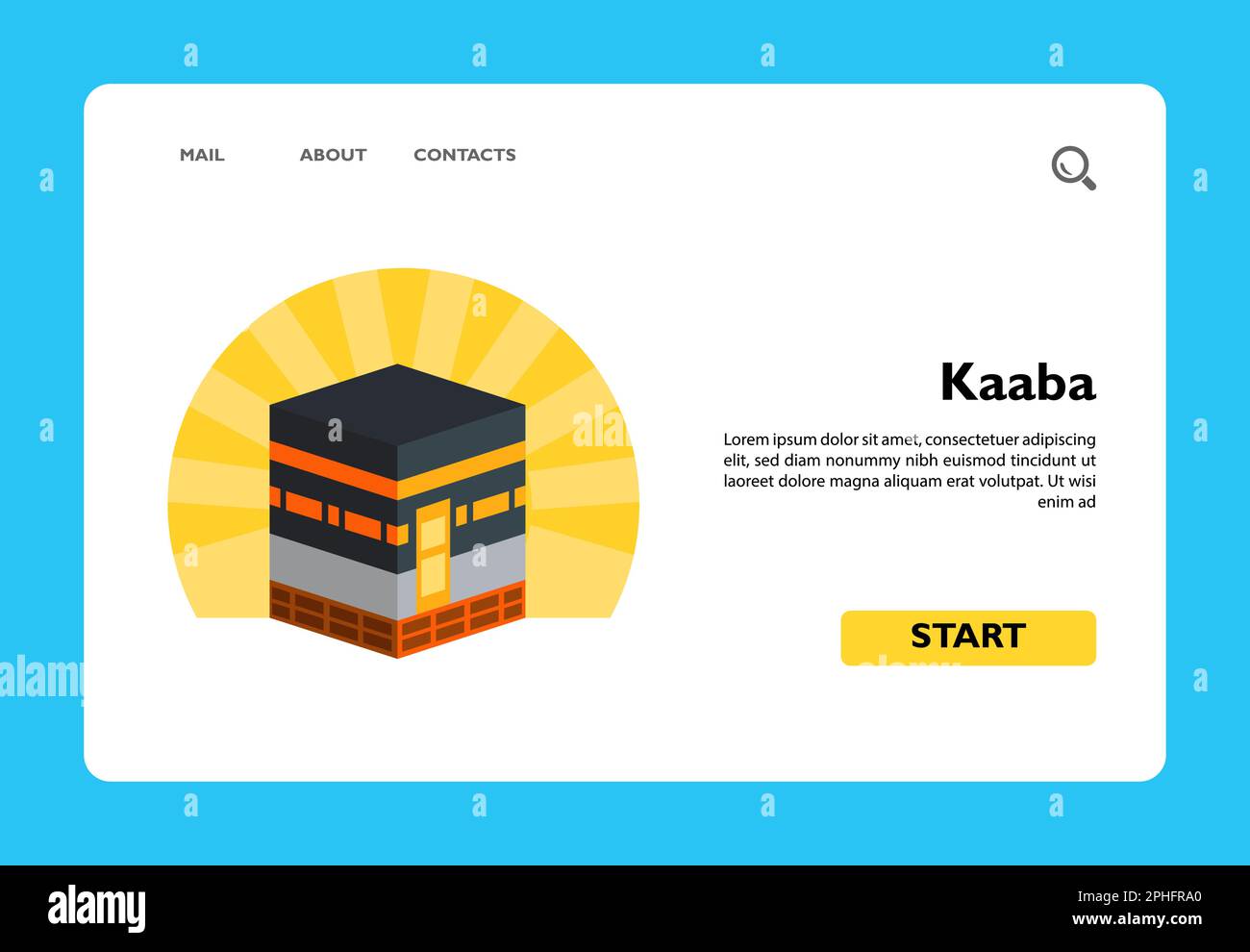 Kaaba in mecca icon Stock Vector Image & Art - Alamy
