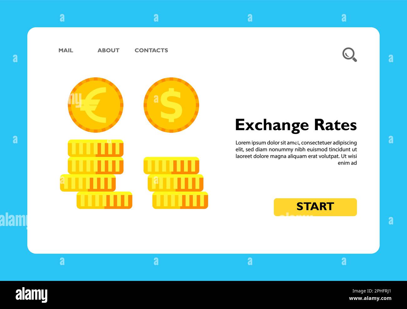 Exchange Rates Vector Icon Stock Vector Image & Art - Alamy