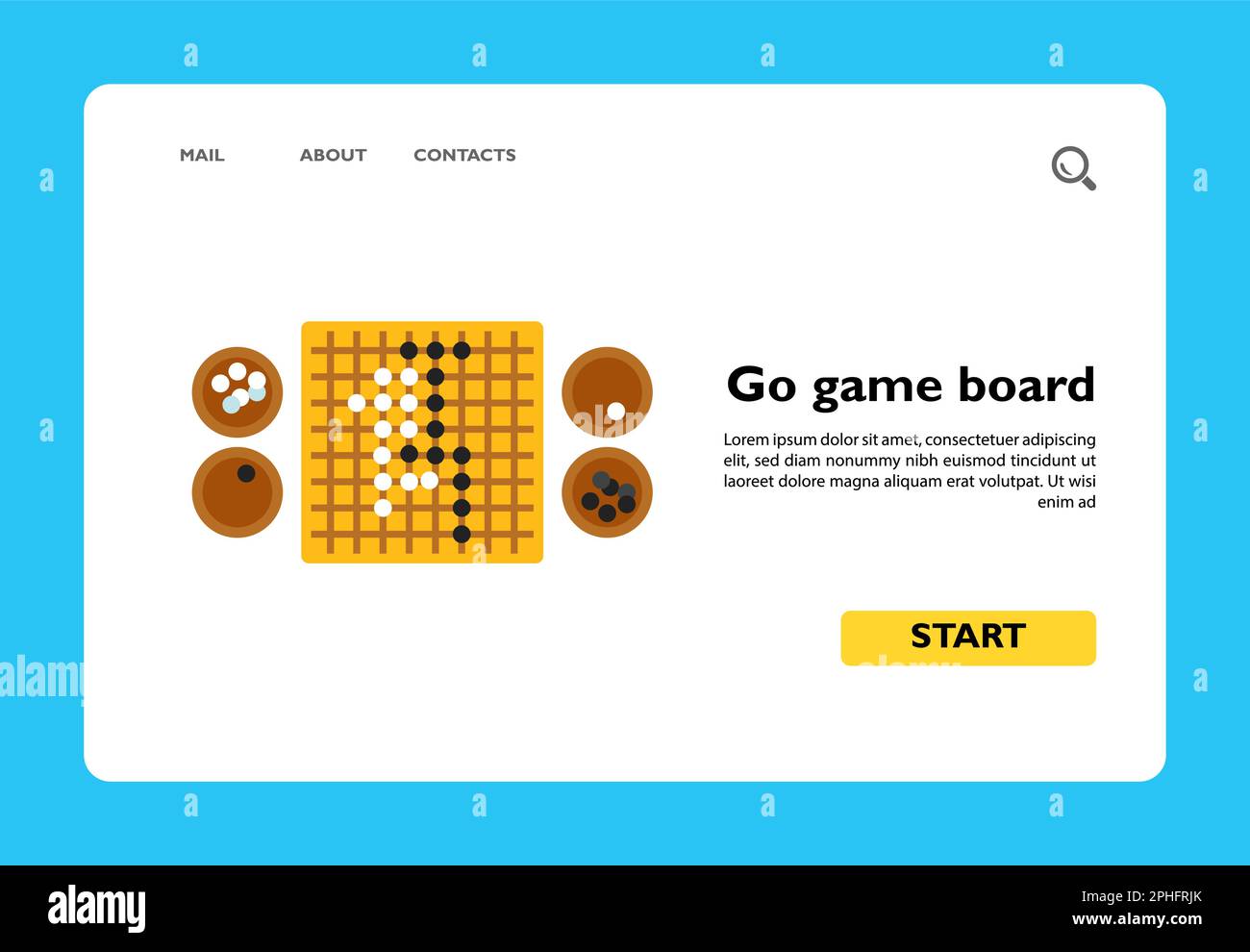 Go game board with stones icon Stock Vector Image & Art - Alamy