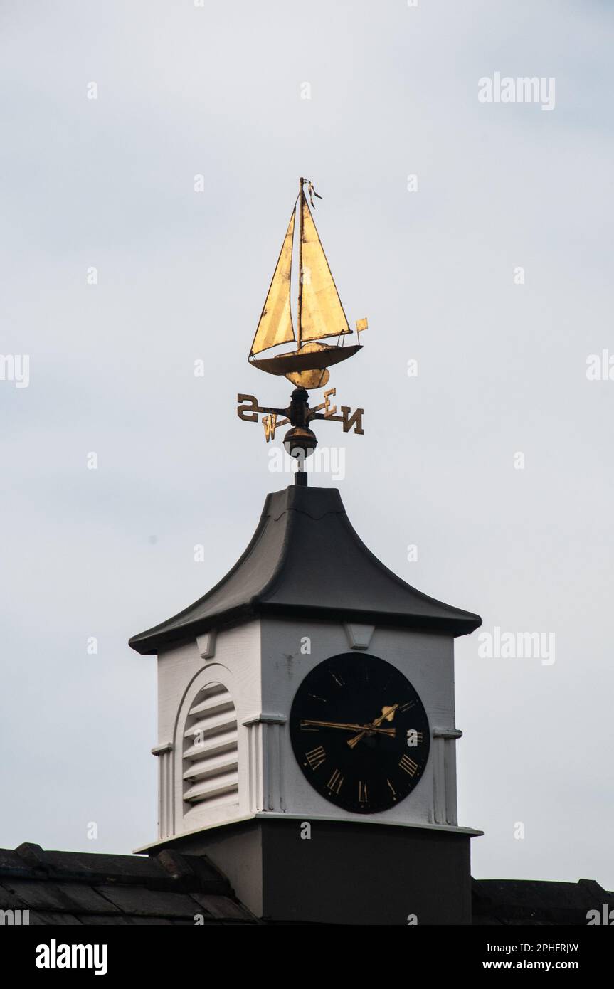 Around the UK - Decorative weather vane on a clock tower in Lytham ...
