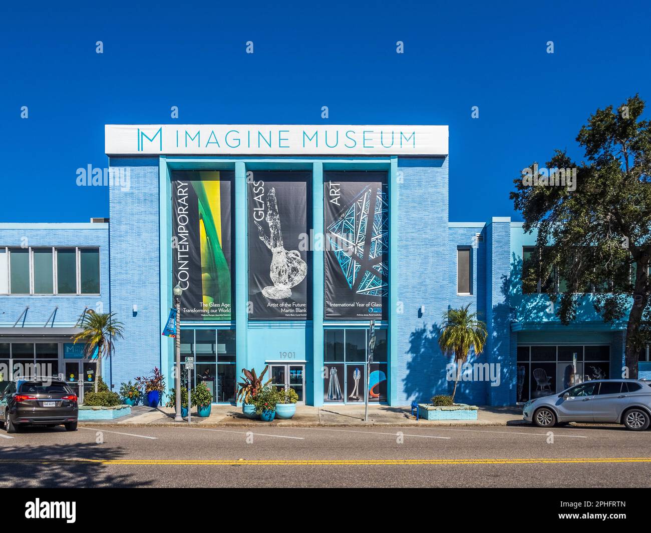 Exterior of the Imagine Museum in St Petersburg Florida USA Stock Photo ...