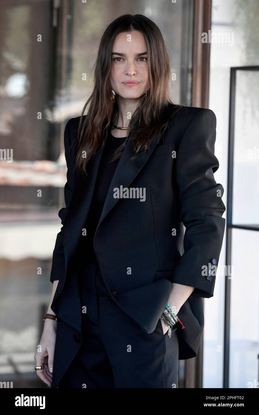 Rome, Italy. 28th Mar, 2023. Actress Kasja Smutniak poses during the ...