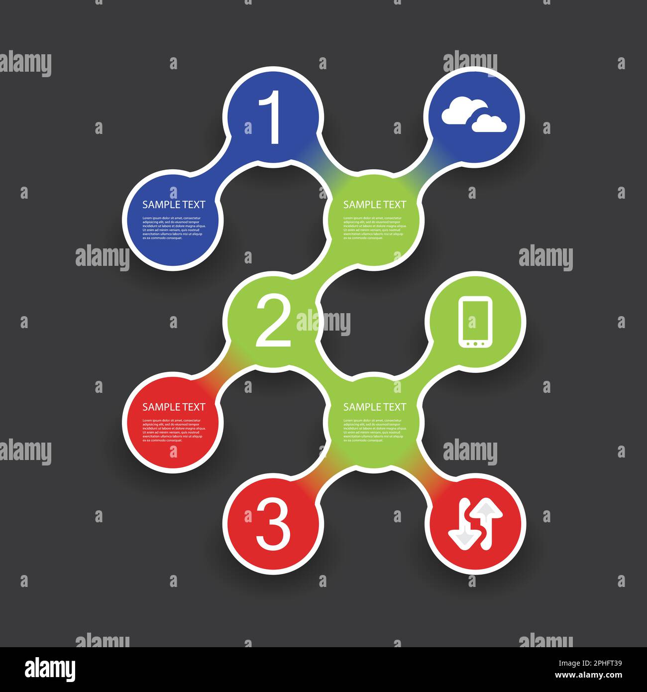 Minimal Infographics Design - Connections Stock Vector Image & Art - Alamy