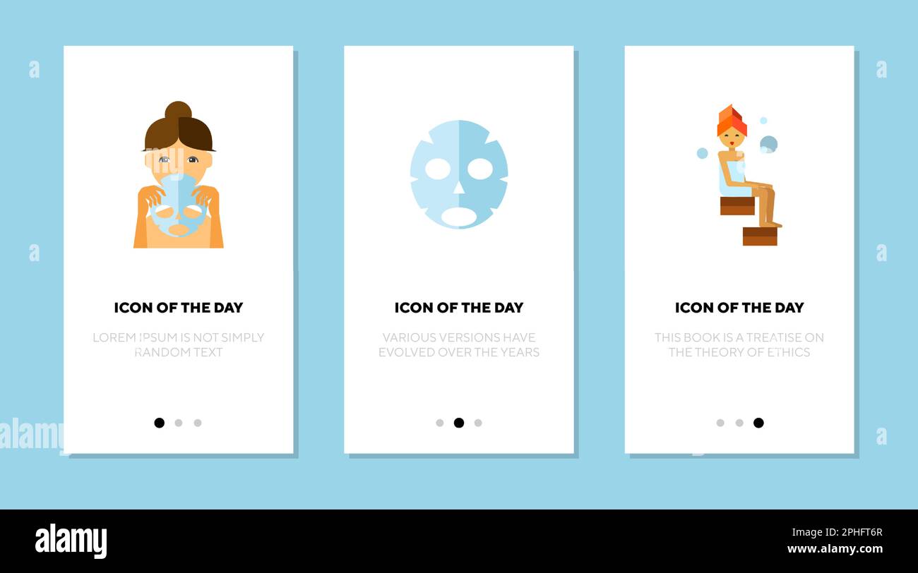 Facial icon pack Stock Vector Images - Alamy