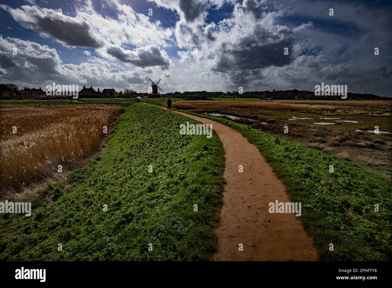 Norfolk Marshes Norfolk England March 2023 Stock Photo - Alamy