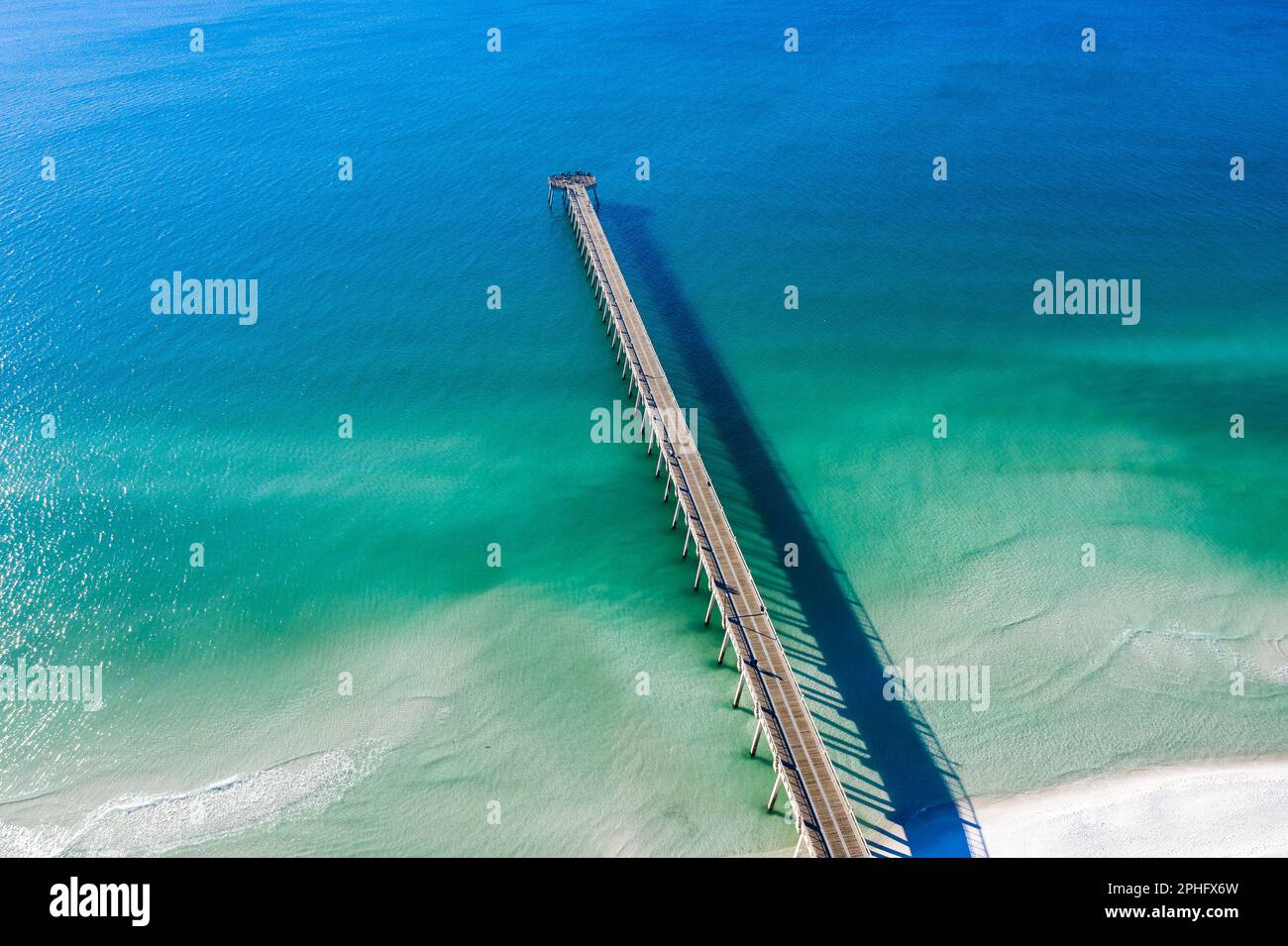 The Navarre Beach Fishing Pier is a record-holding fishing pier in ...