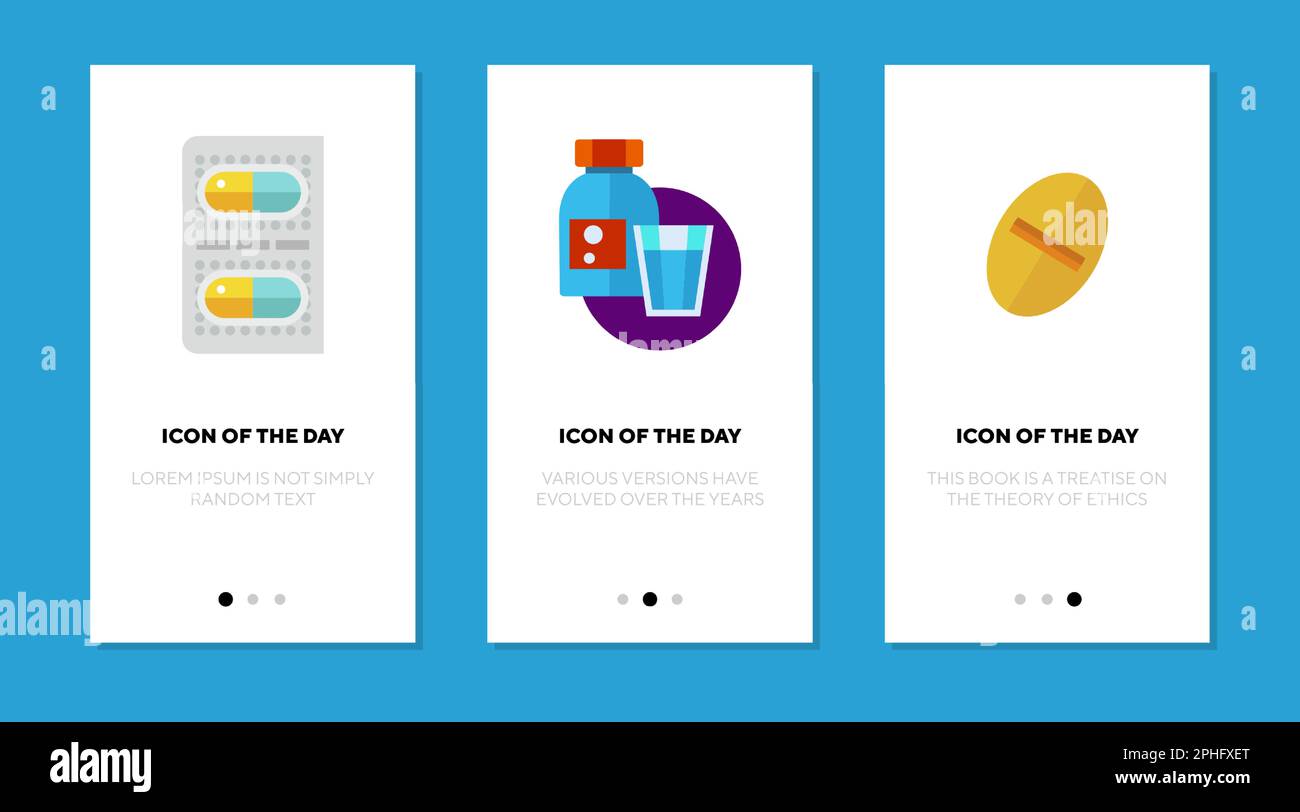 Remedies flat icon set Stock Vector Image & Art - Alamy