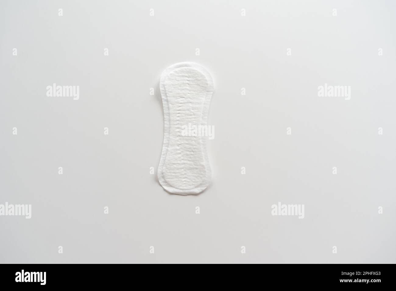 Menstruation period concept. Hygienic white female pad. Menstruation ...