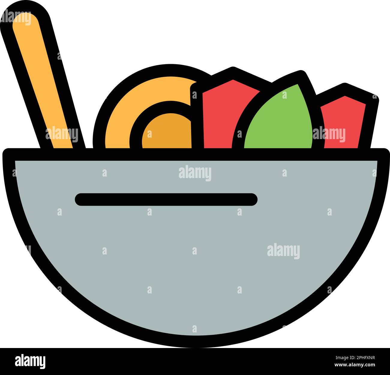 Raw korean food icon. Outline Raw korean food vector icon for web ...