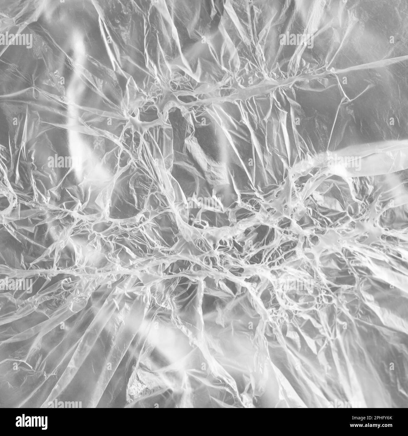 Real complex interesting texture of melted polyethylene. White fused ...