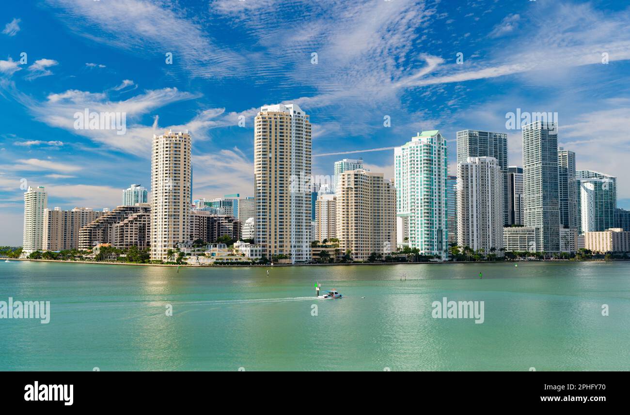 image of miami downtown skyline of metropolis. miami downtown skyline ...