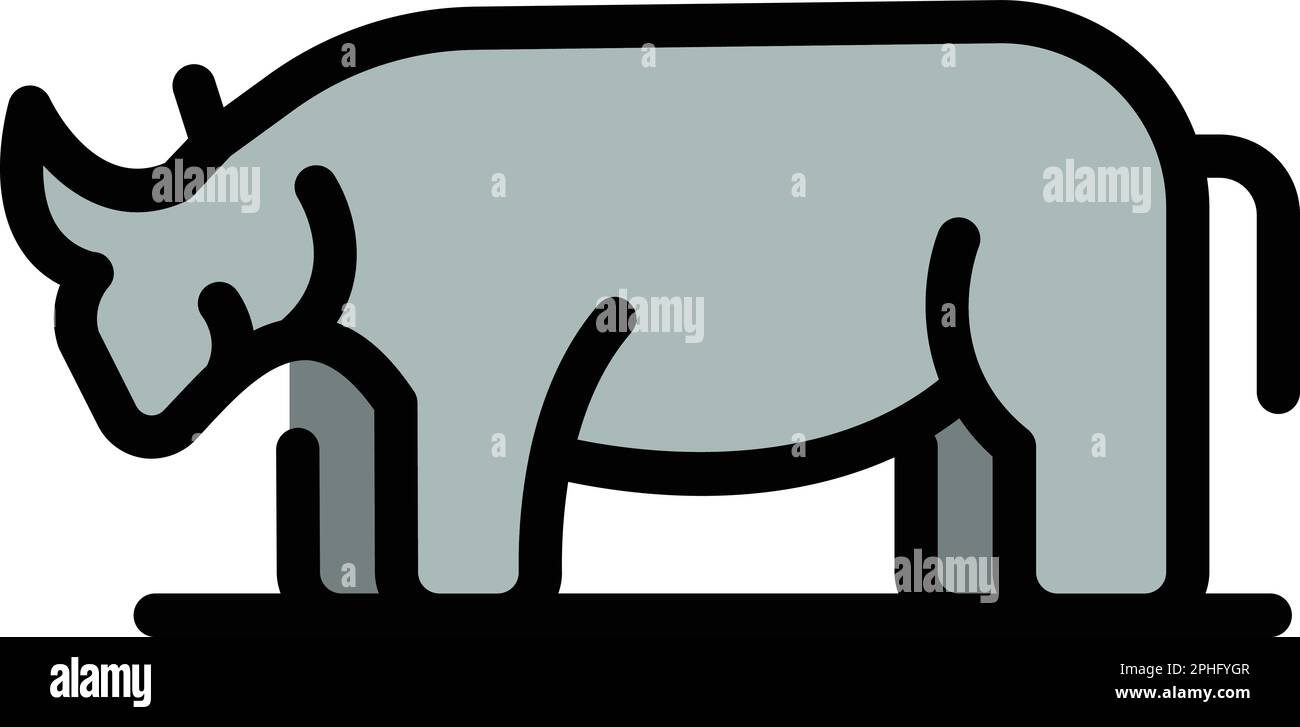 Safari animals icon. Outline Safari animals vector icon for web design ...