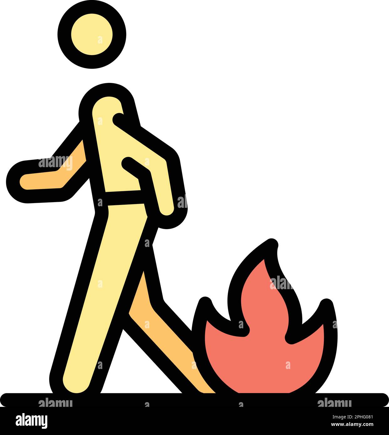 Emergency firefighters icon. Outline Emergency firefighters vector icon for web design isolated ...