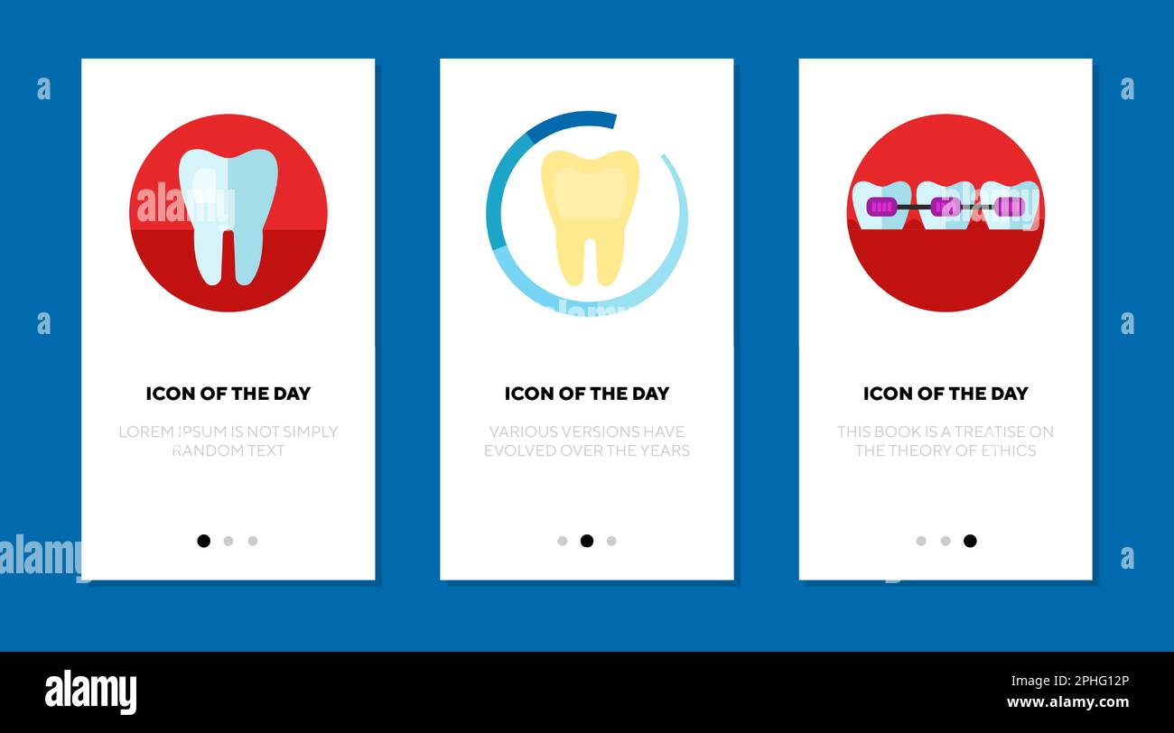 Dentistry flat icon set Stock Vector Image & Art - Alamy