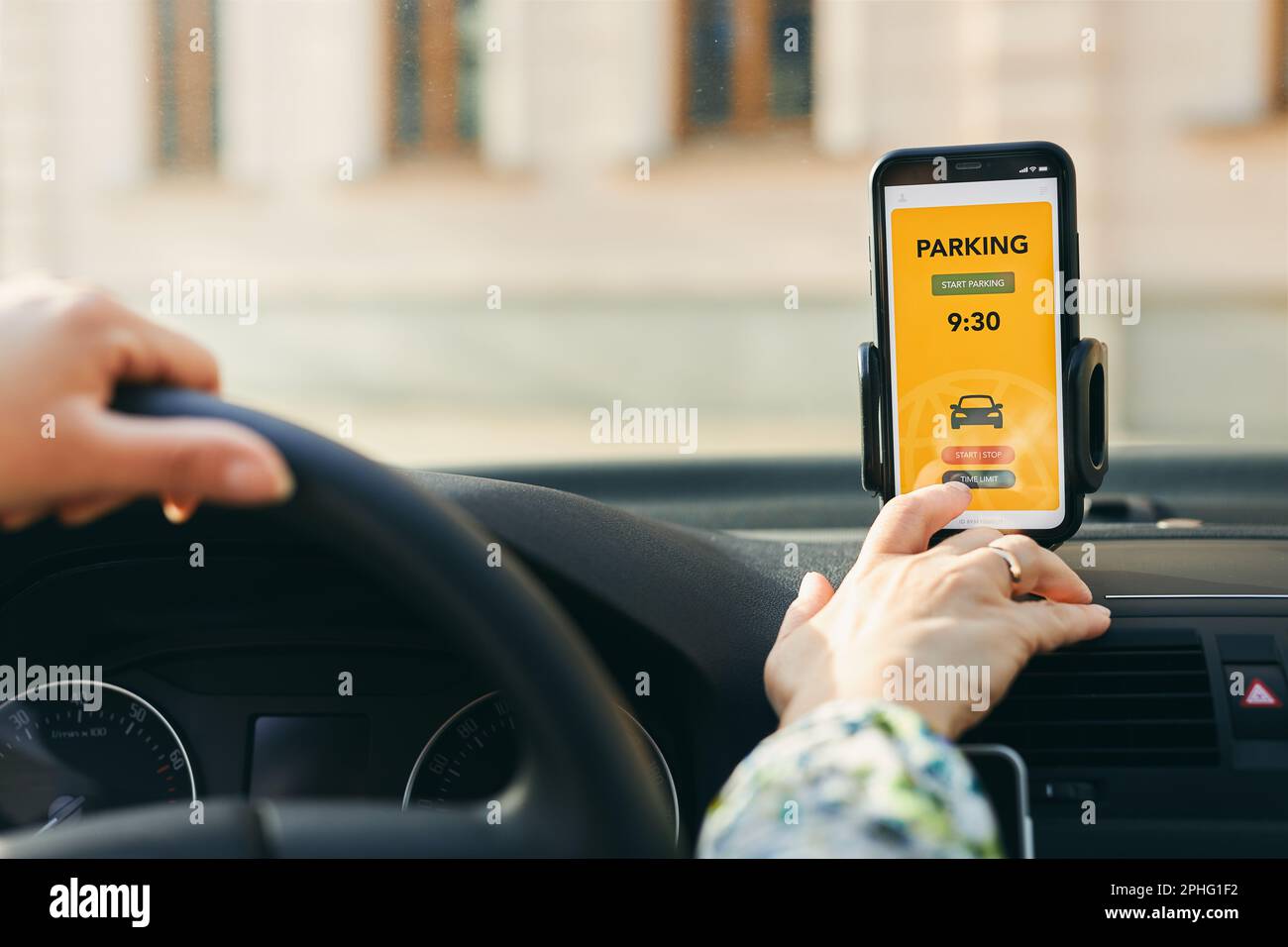 Mobile parking app hi-res stock photography and images - Alamy
