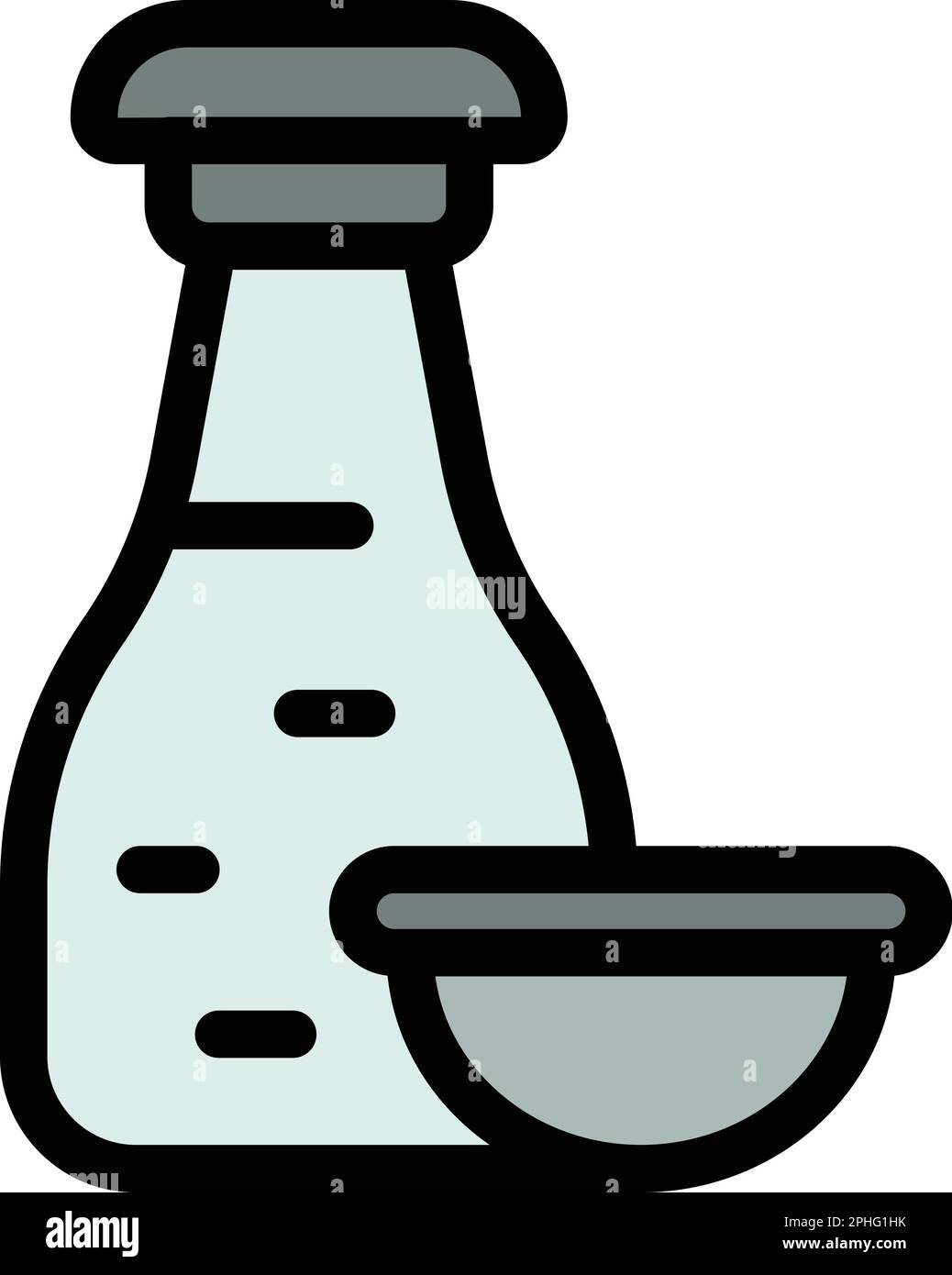 Traditional soy sauce icon. Outline Traditional soy sauce vector icon ...