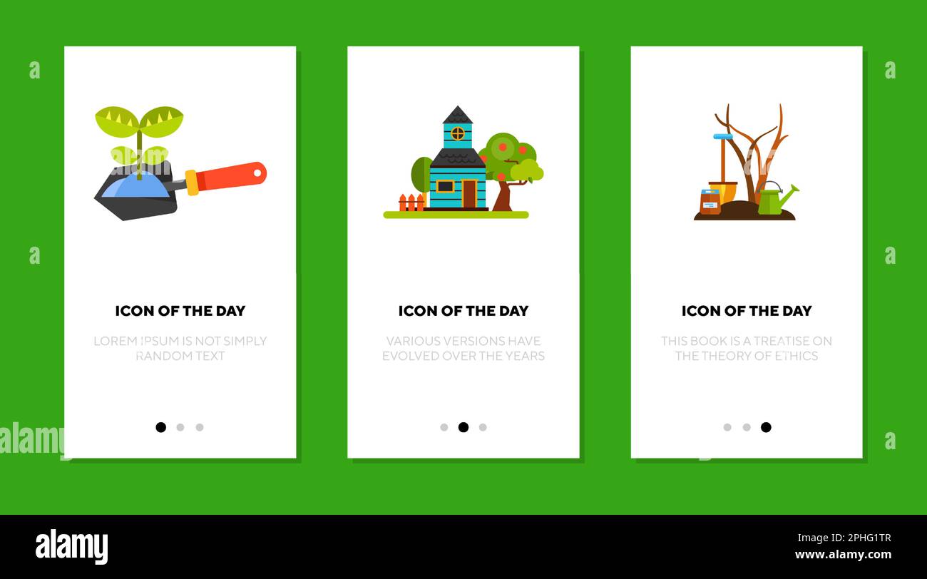 Country house gardening Stock Vector Images - Alamy