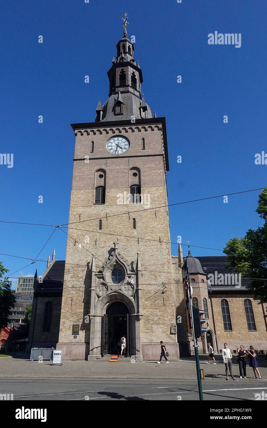 Norway, Oslo, Oslo Cathedral (Oslo domkirke) formerly Our Savior's ...