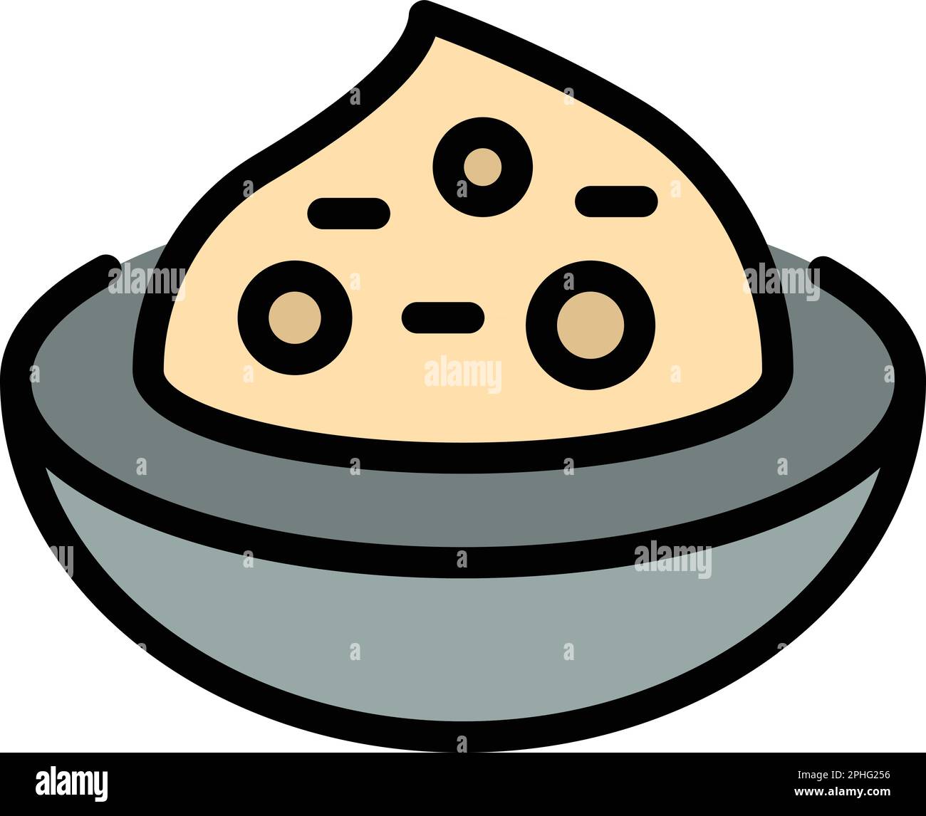 Raw wasabi icon. Outline Raw wasabi vector icon for web design isolated ...