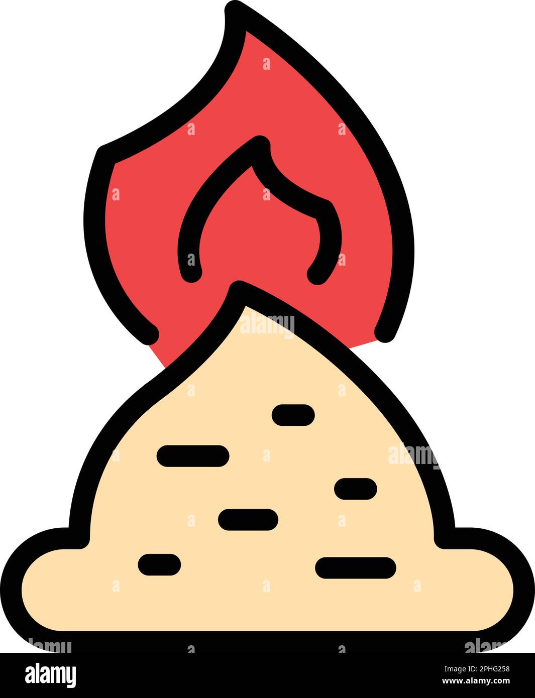 Japanese wasabi icon. Outline Japanese wasabi vector icon for web ...