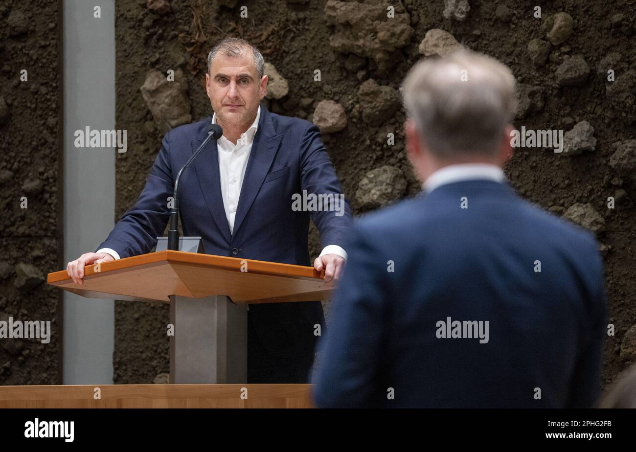 THE HAGUE - Gidi Markuszower (PVV) during the weekly question hour in ...